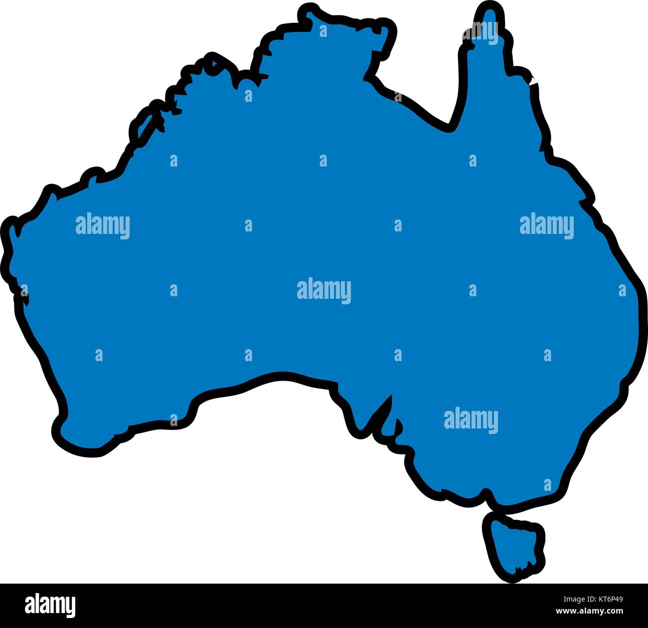 map of australia vector illustration Stock Vector Image & Art - Alamy