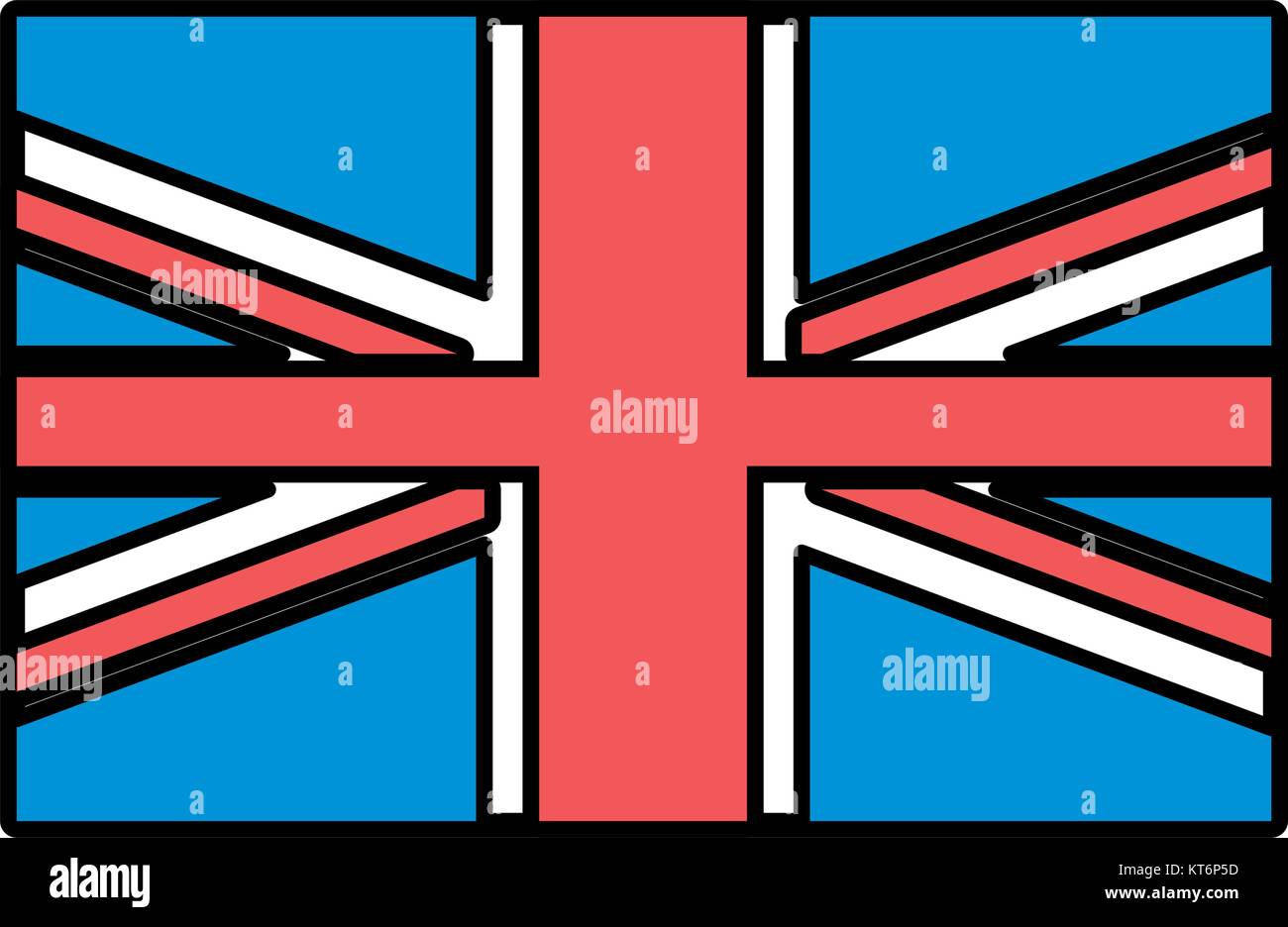 union jack flag vector illustration Stock Vector Image & Art - Alamy