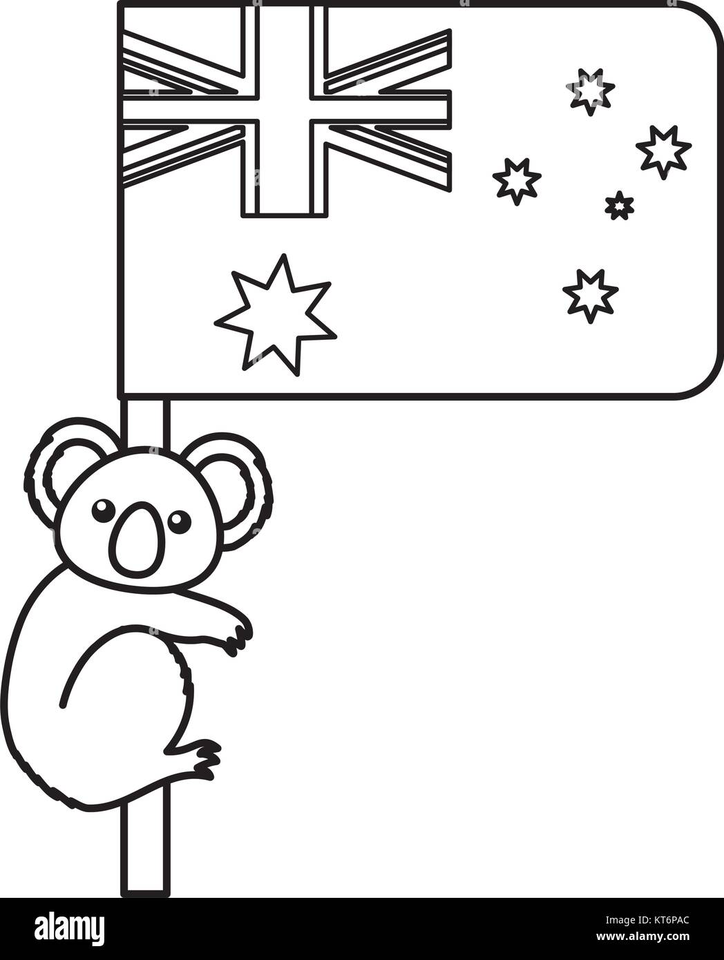 Australia Symbols Coloring Pages