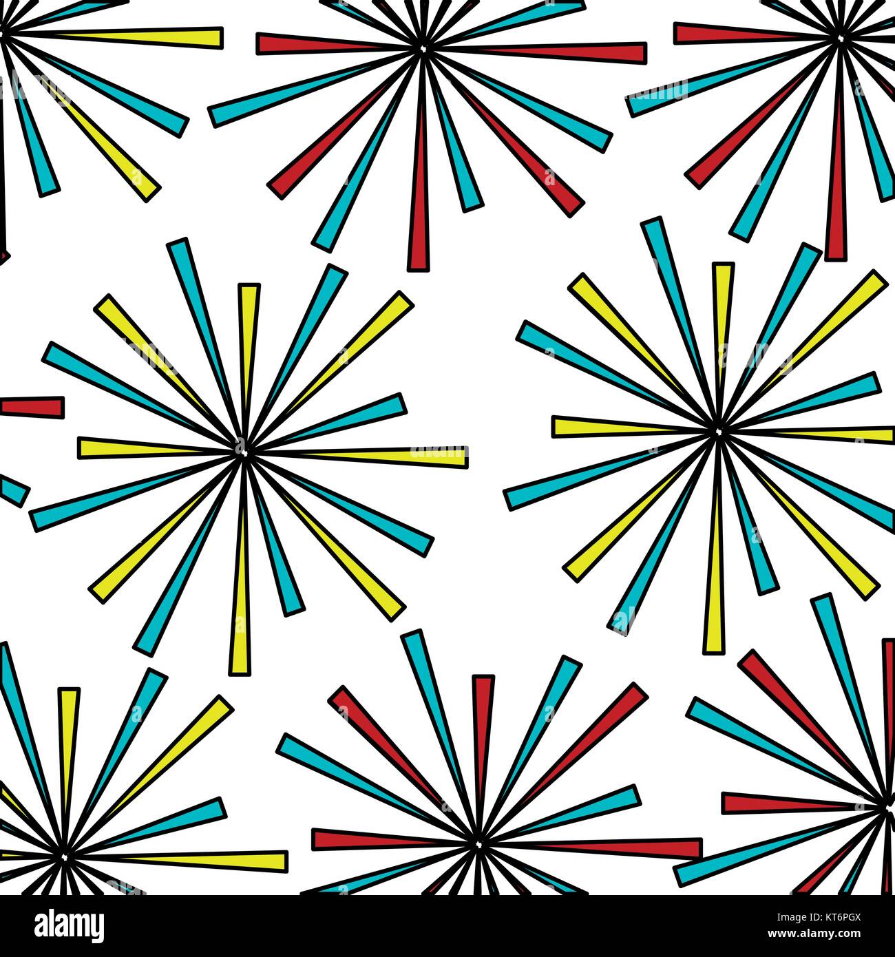 fireworks splash pattern background vector illustration design Stock ...
