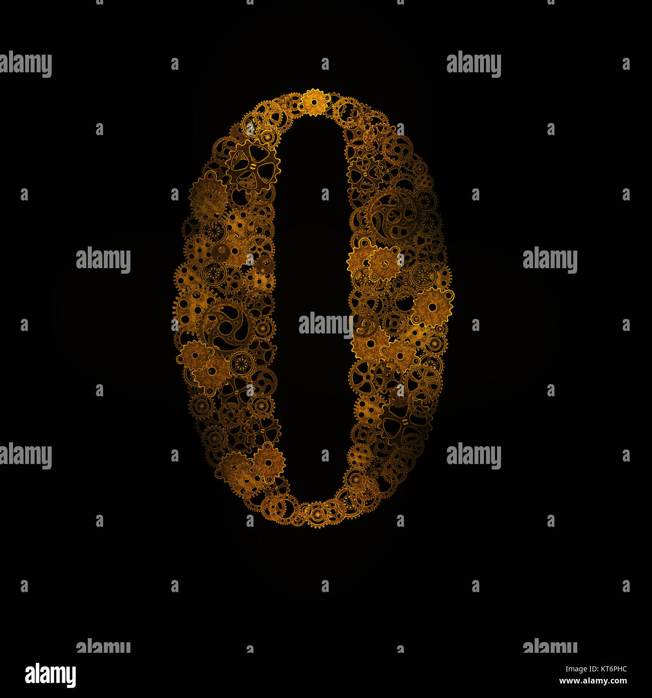 number , gears arrangement shape number Stock Photo - Alamy