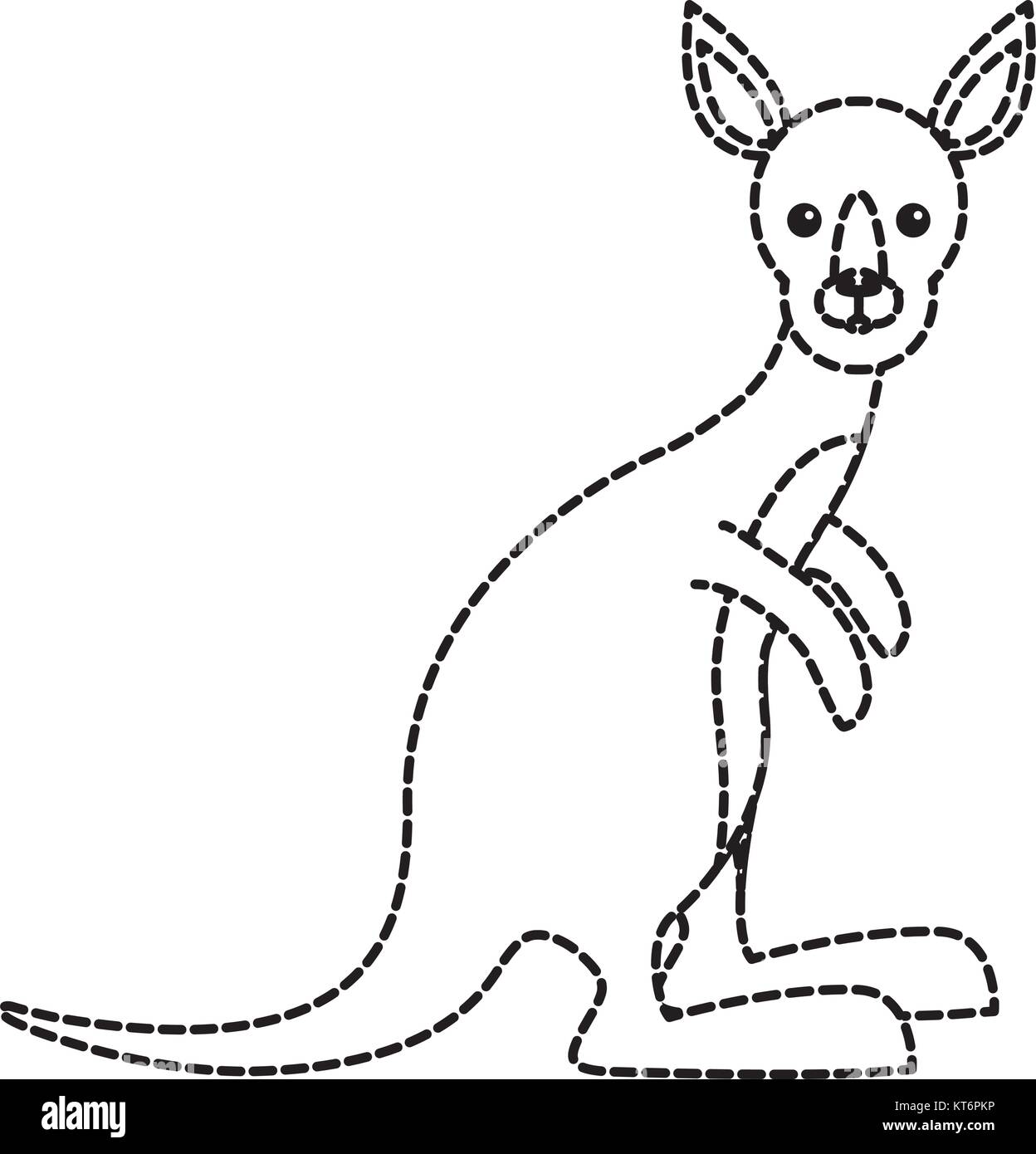 kangaroo vector illustration Stock Vector Image & Art - Alamy