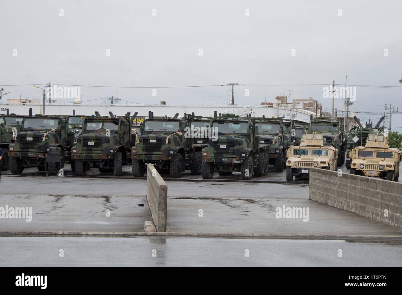 CAMP FOSTER, OKINAWA, Japan – The vehicles that are waiting for ...
