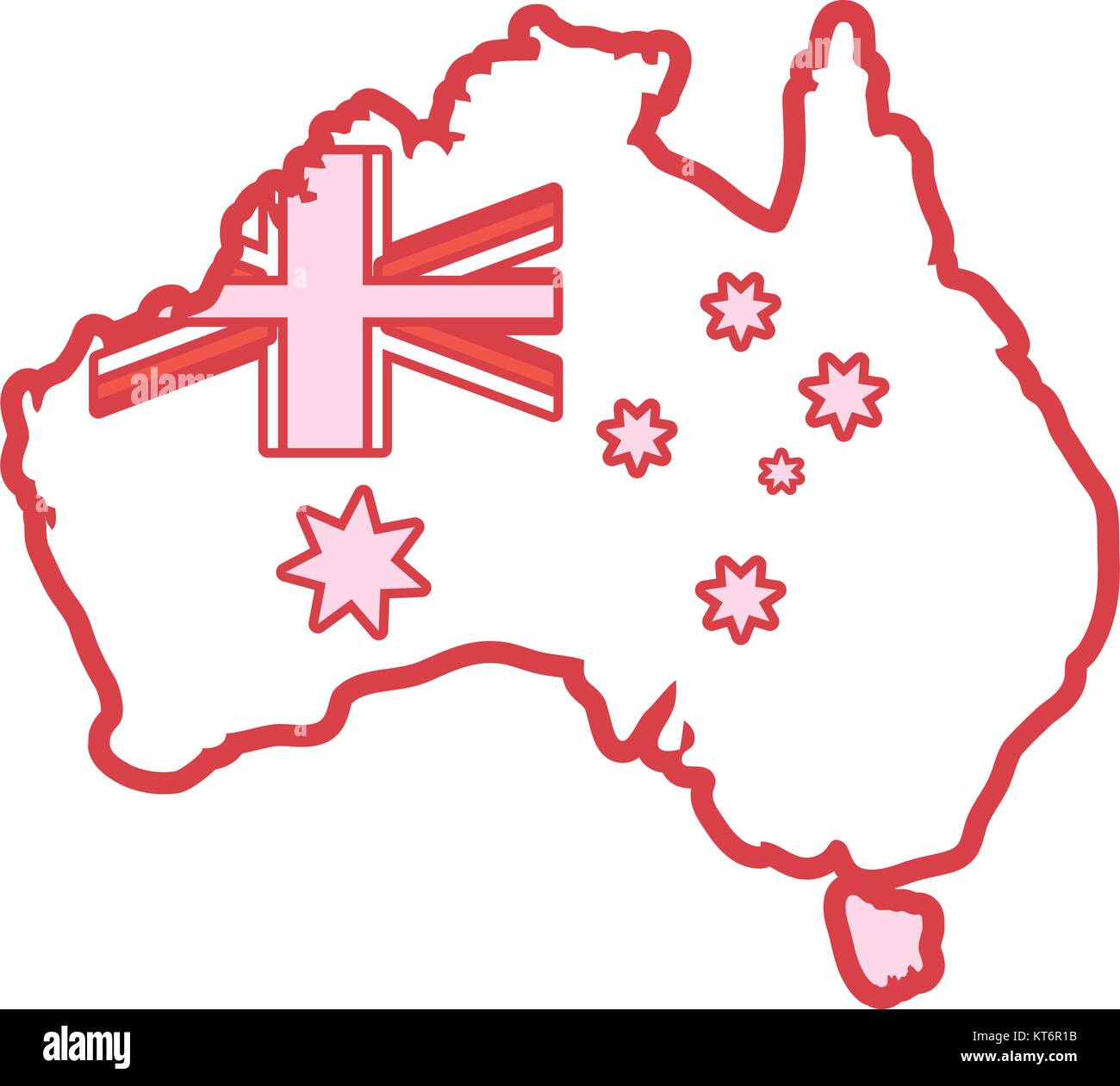 map of australia vector illustration Stock Vector Image & Art - Alamy