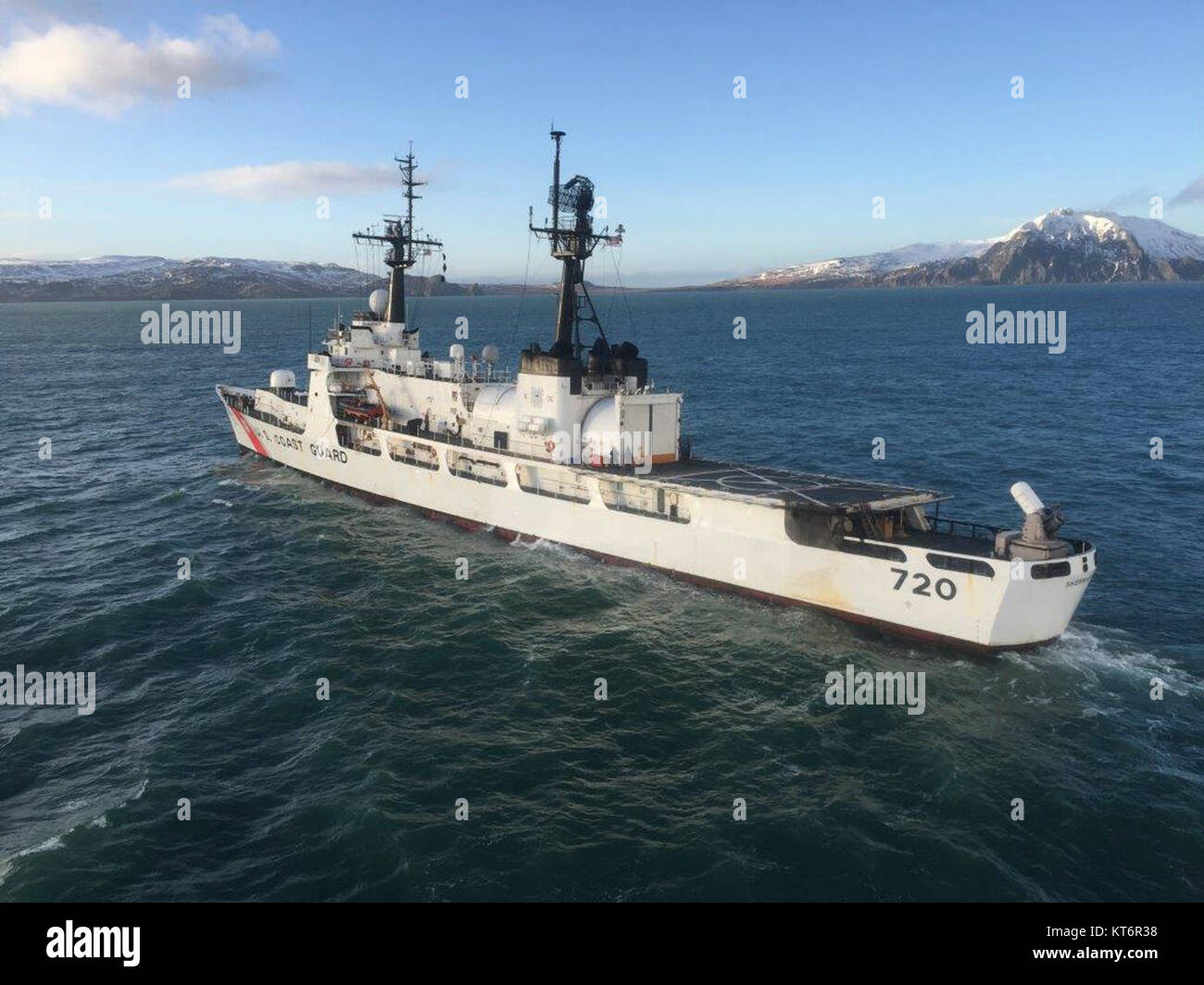 The Honolulu-based Coast Guard Cutter Sherman (WHEC 720) and crew ...