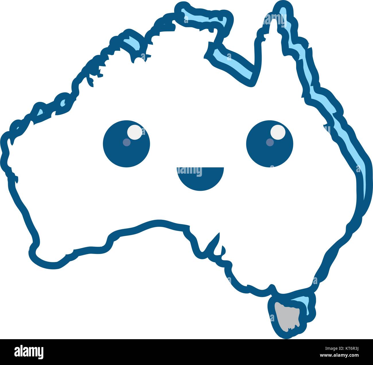 map of australia vector illustration Stock Vector Image & Art - Alamy