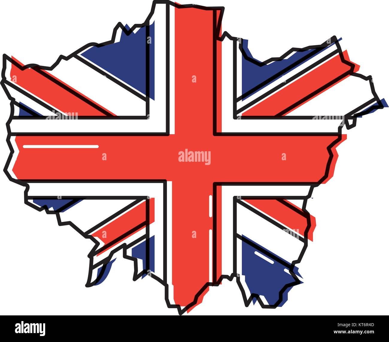 flag and map of london united kingdom icon image vector illustrationd ...