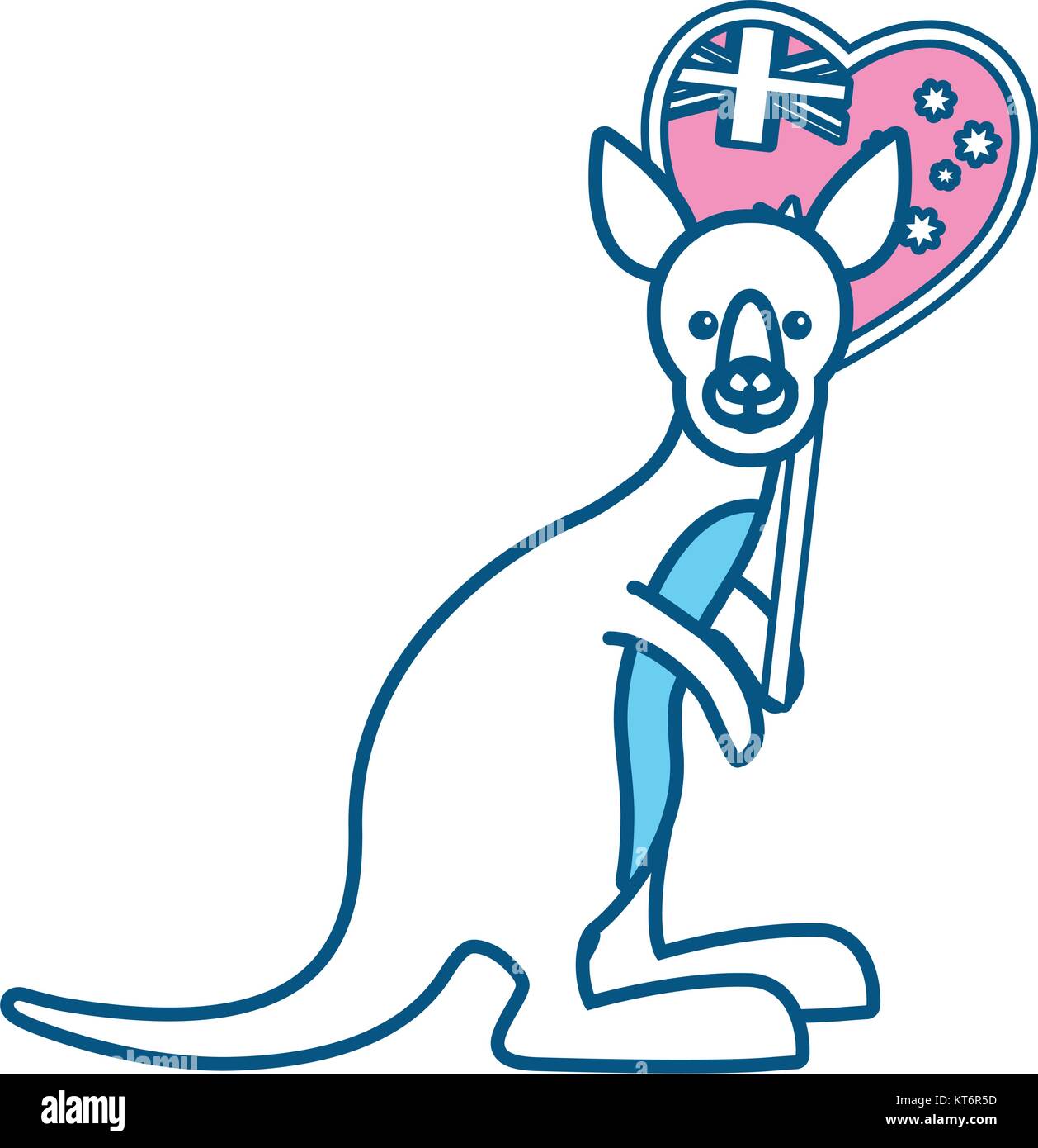 kangaroo vector illustration Stock Vector Image & Art - Alamy