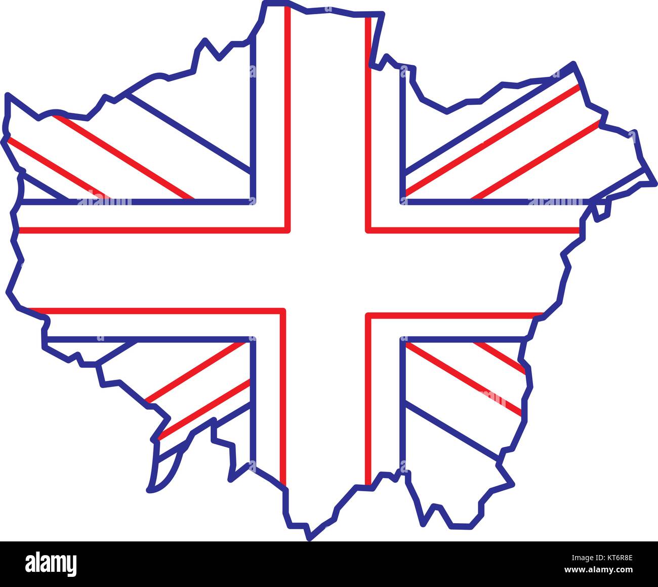 flag and map of london united kingdom icon image vector illustrationd ...