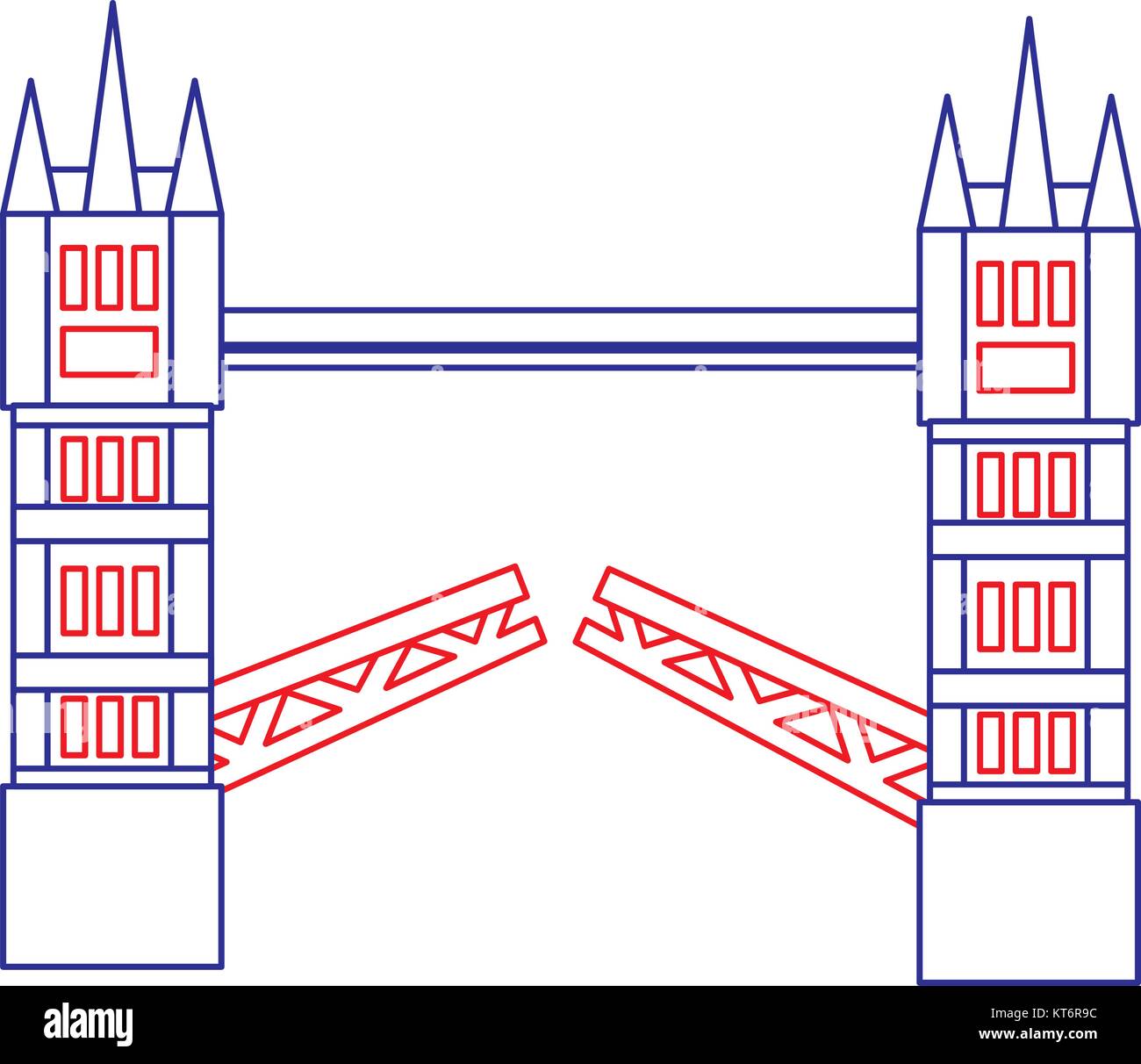 bridge london united kingdom icon image vector illustrationd design ...
