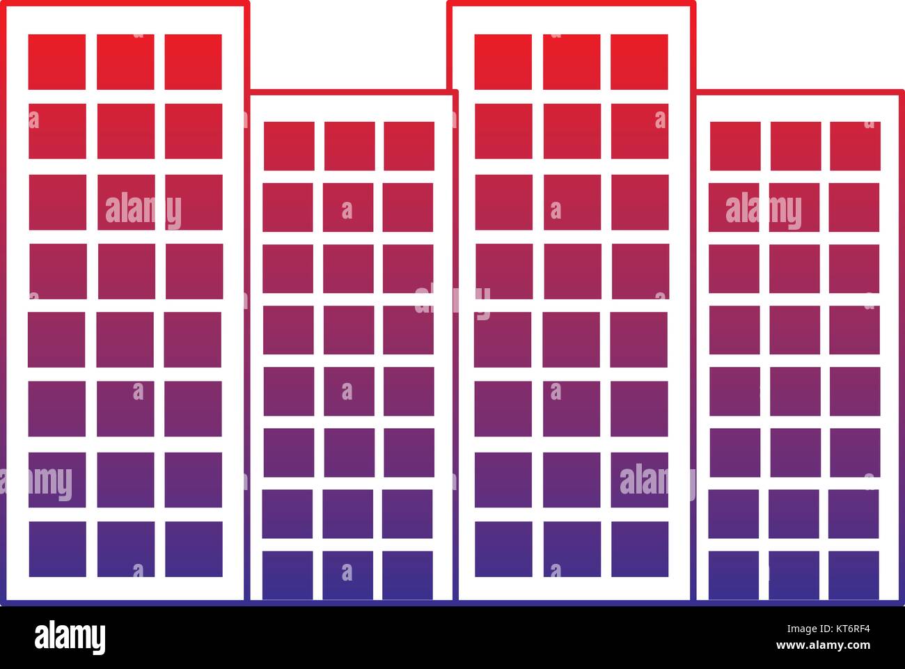 buildings city skyline icon image vector illustration design red to ...