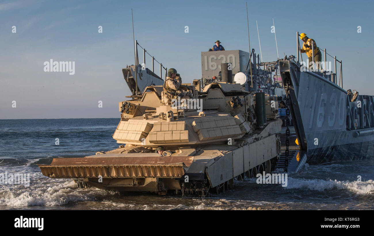 A U.S. Marine Corps M1 assault breacher vehicle with 1st Combat ...