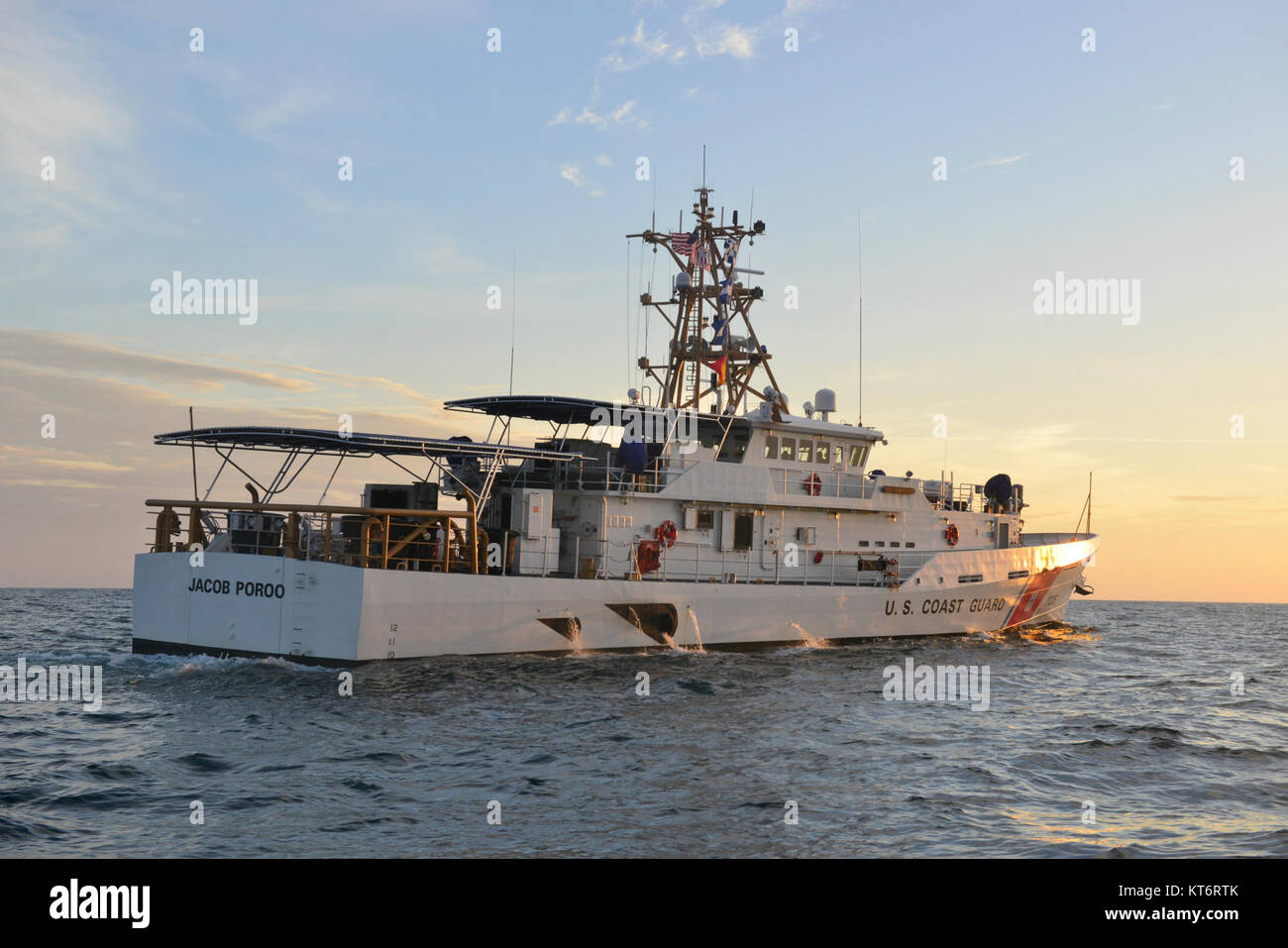 Coast Guard Cutter Jacob Poroo was commissioned December 8, 2017. The ...