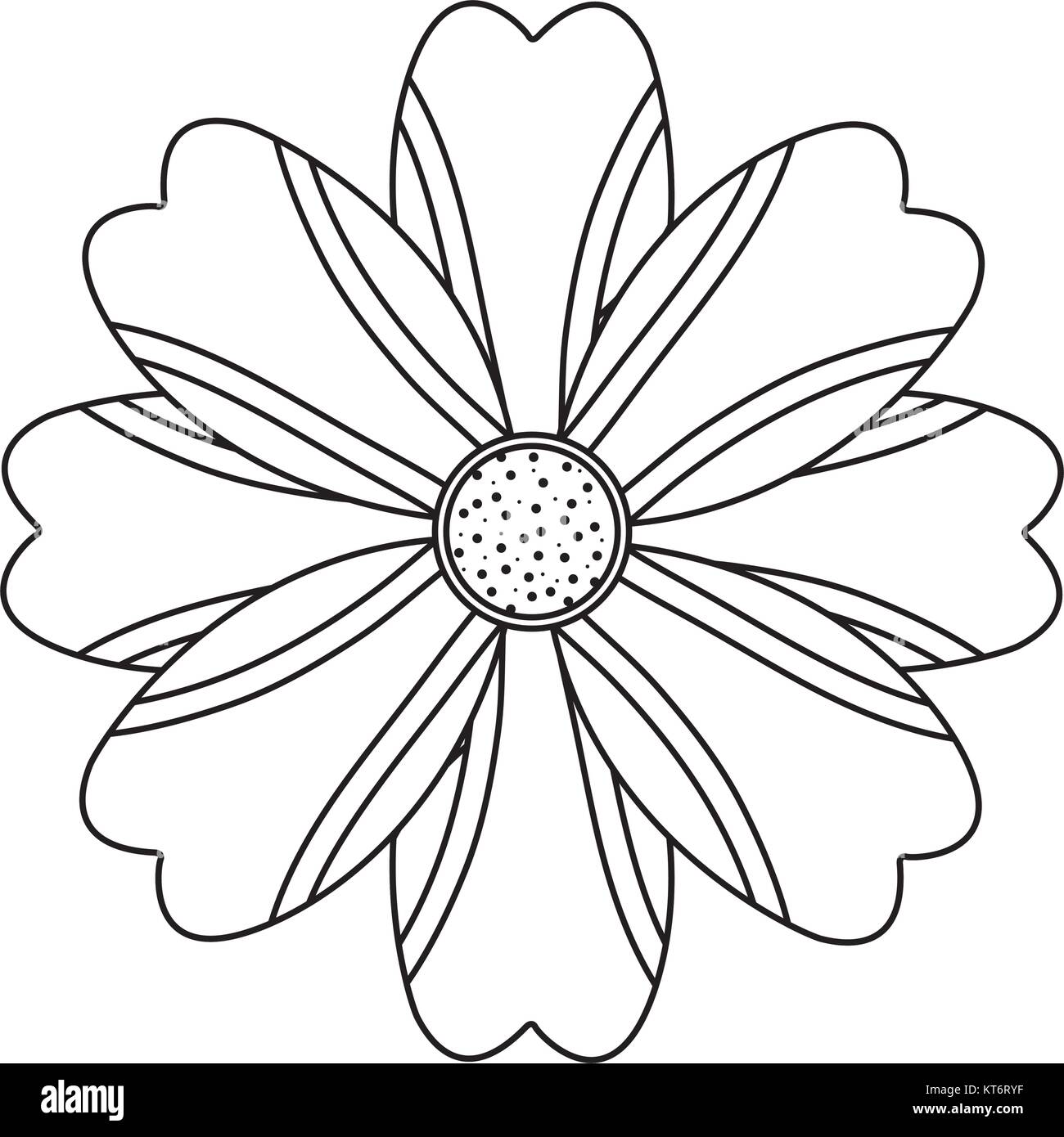 Flower Top View Icon