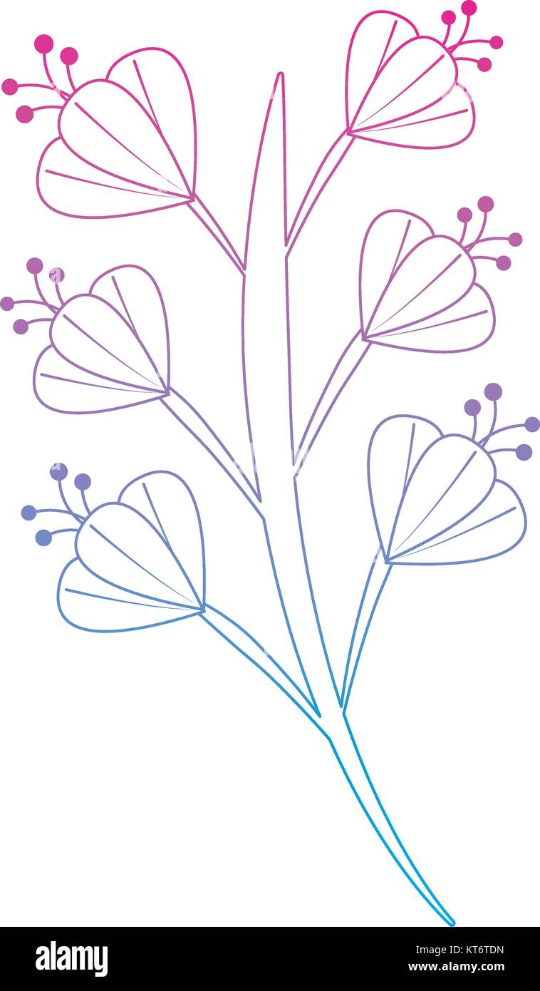 flower single sideview floral icon image Stock Vector Image & Art - Alamy