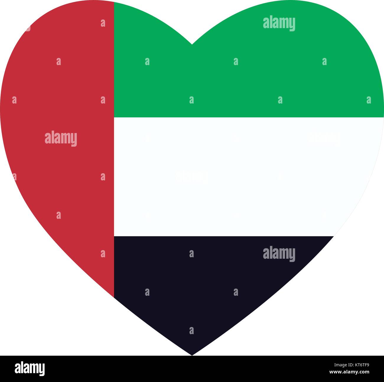 Heart of uae Stock Vector Images - Alamy