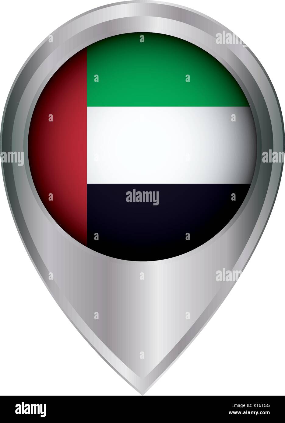 United Arab Emirates location pin Stock Vector Image & Art - Alamy