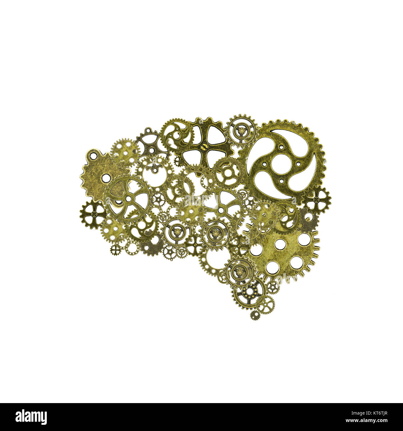 gears ,brain symbol Stock Photo - Alamy