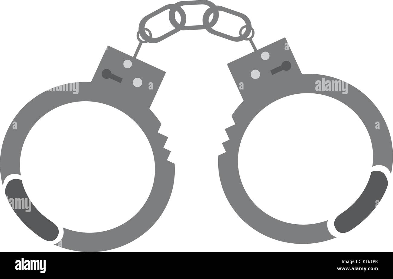 handcuffs police icon image Stock Vector Image & Art - Alamy