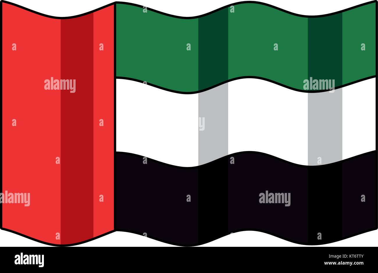 United Arab Emirates flag Stock Vector Image & Art - Alamy