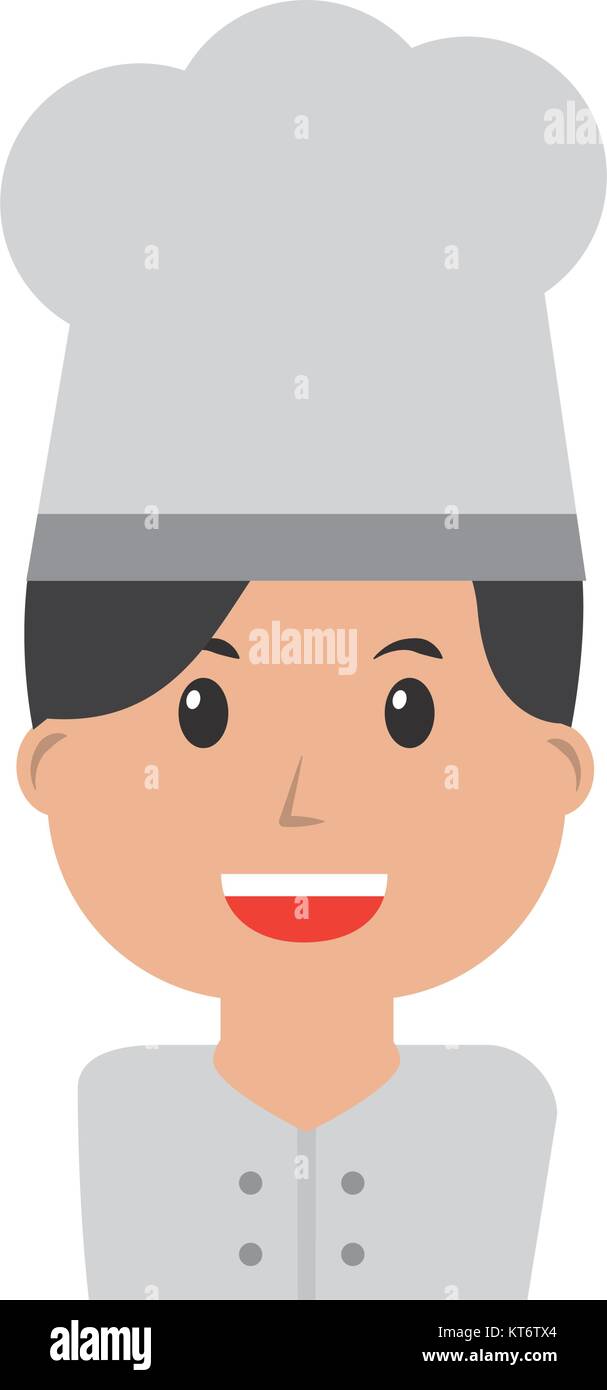 Chef preparing menu baker Stock Vector Images - Alamy