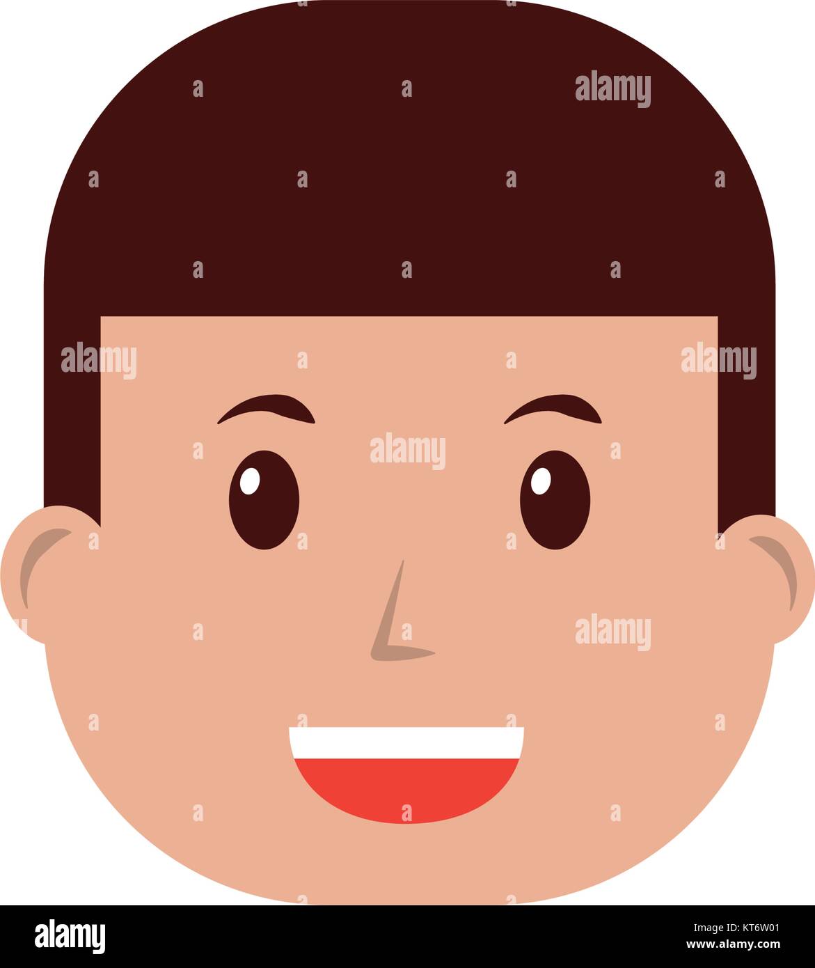 happy man head icon image Stock Vector Image & Art - Alamy