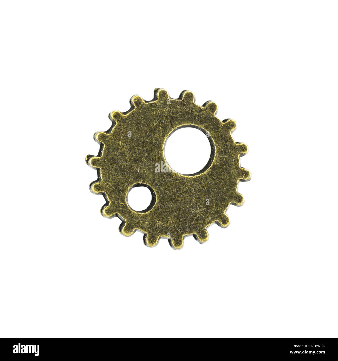 gears isolated on a white background Stock Photo - Alamy