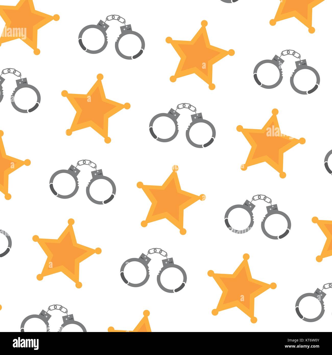 Police star character cartoon Stock Vector Images - Alamy