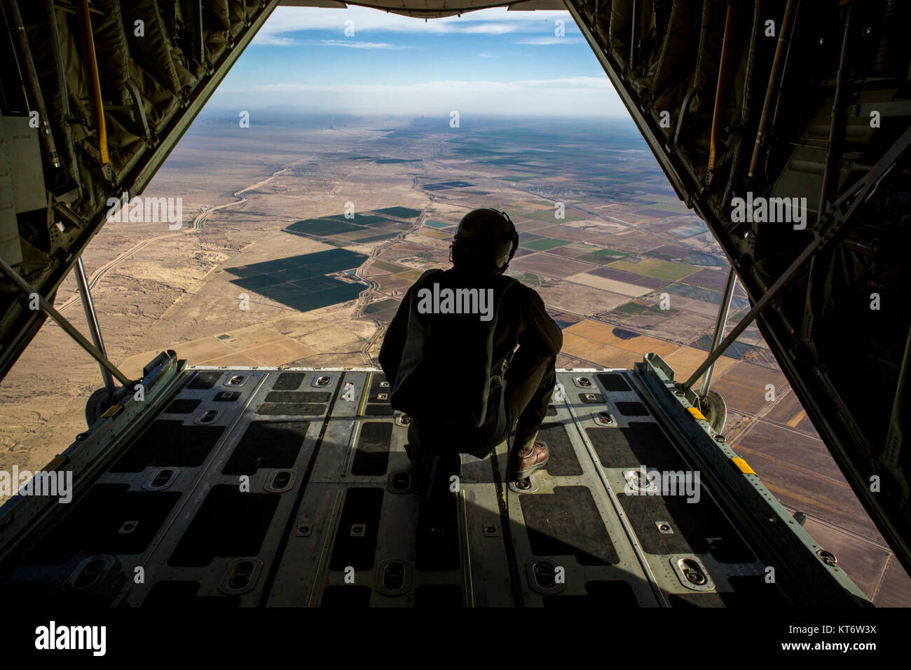U.S. Marine Corps Cpl. Seth Witherup, a crewmaster with Marine Aerial ...