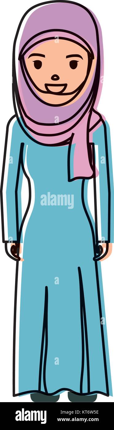 Arab woman cartoon Stock Vector Image & Art - Alamy