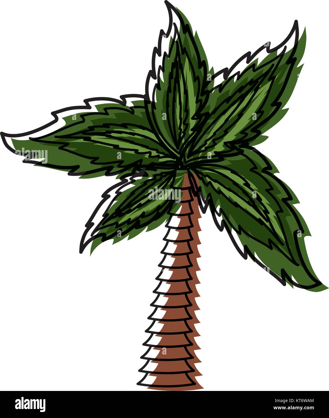 Palm tree symbol Stock Vector Image & Art - Alamy