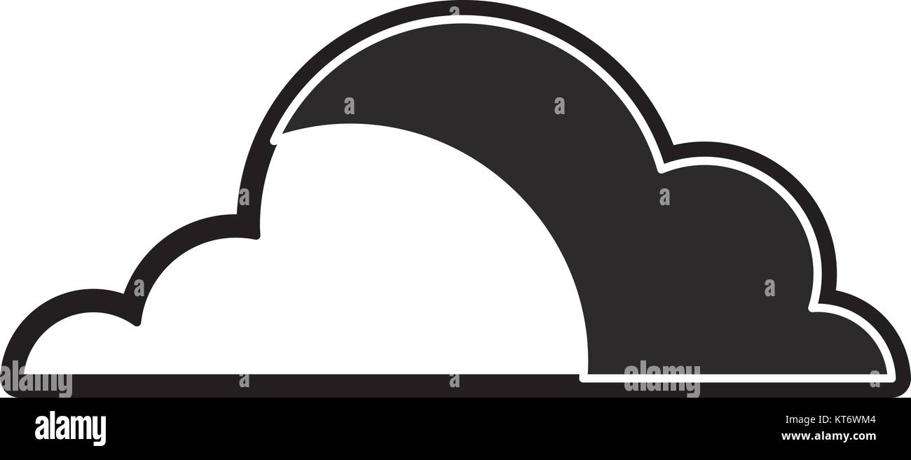 Cloud weather symbol Stock Vector Image & Art - Alamy