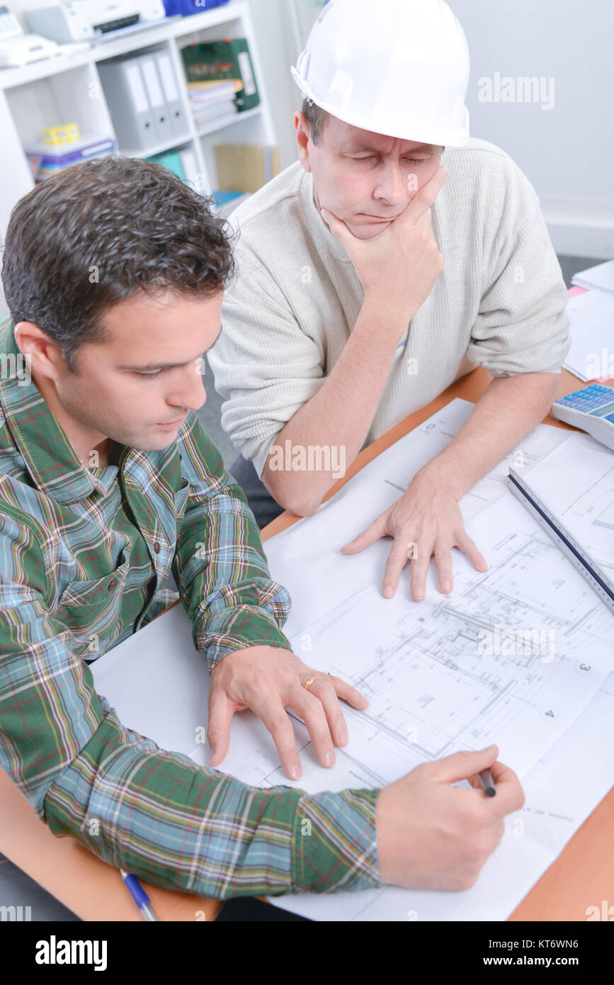 two men in office Stock Photo - Alamy