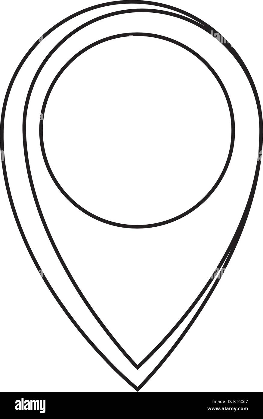 Pin location symbol Stock Vector Image & Art - Alamy
