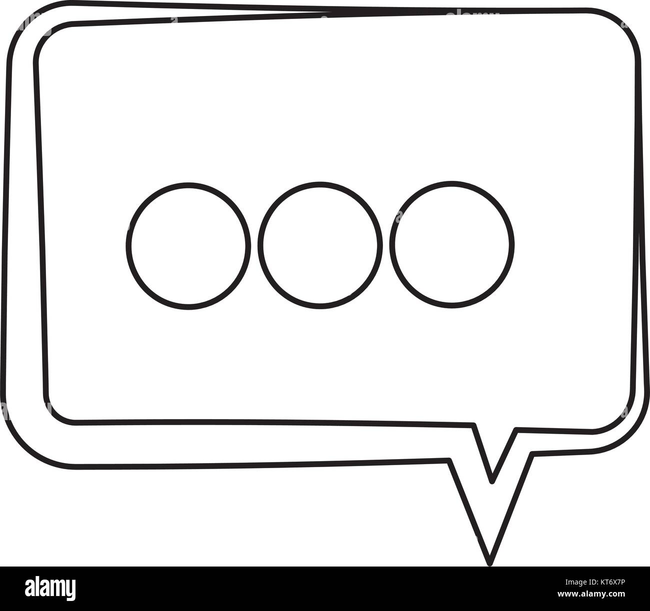 Chat bubble symbol Stock Vector Image & Art - Alamy
