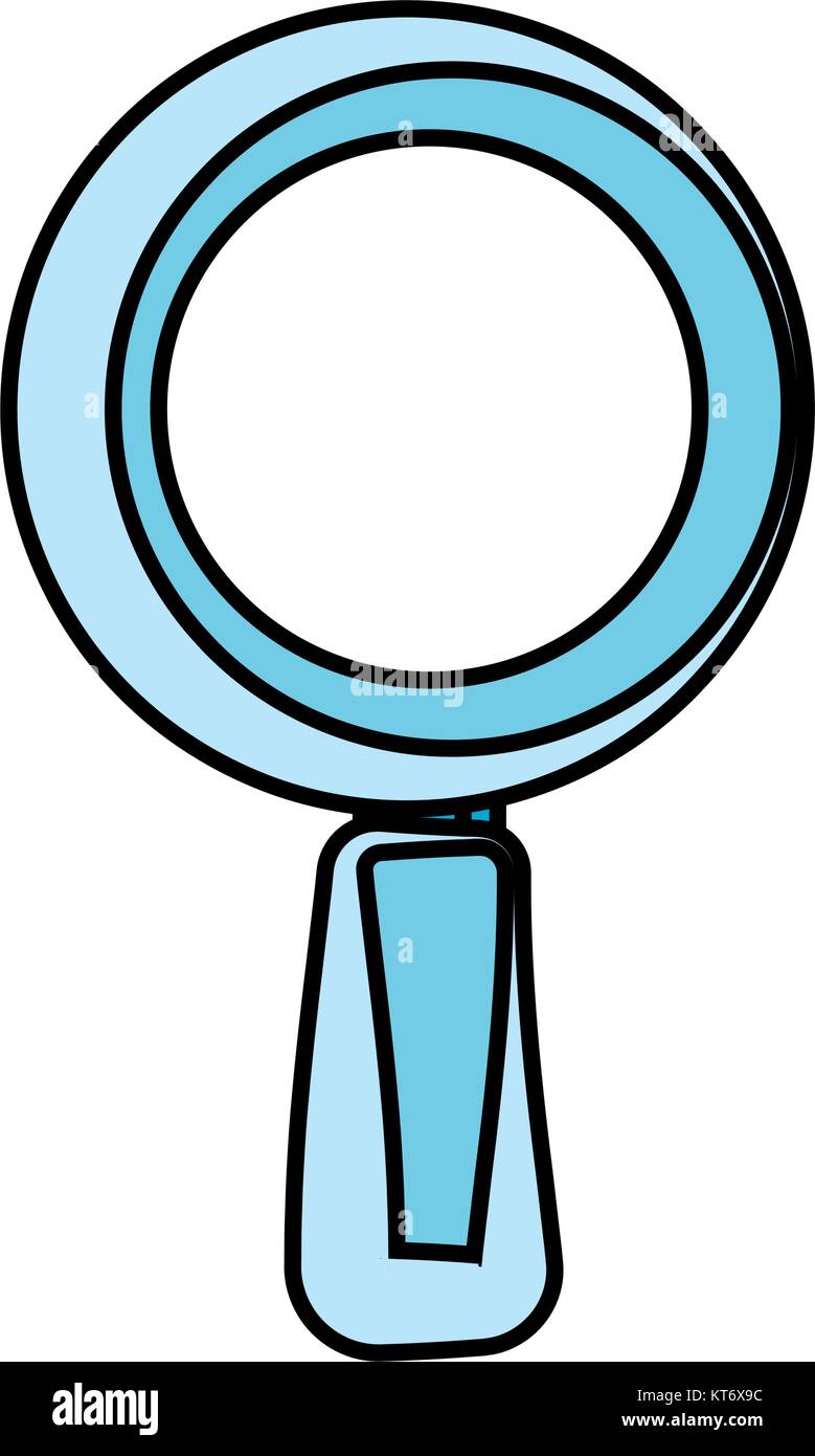 Magnifying glass symbol Stock Vector Image & Art - Alamy