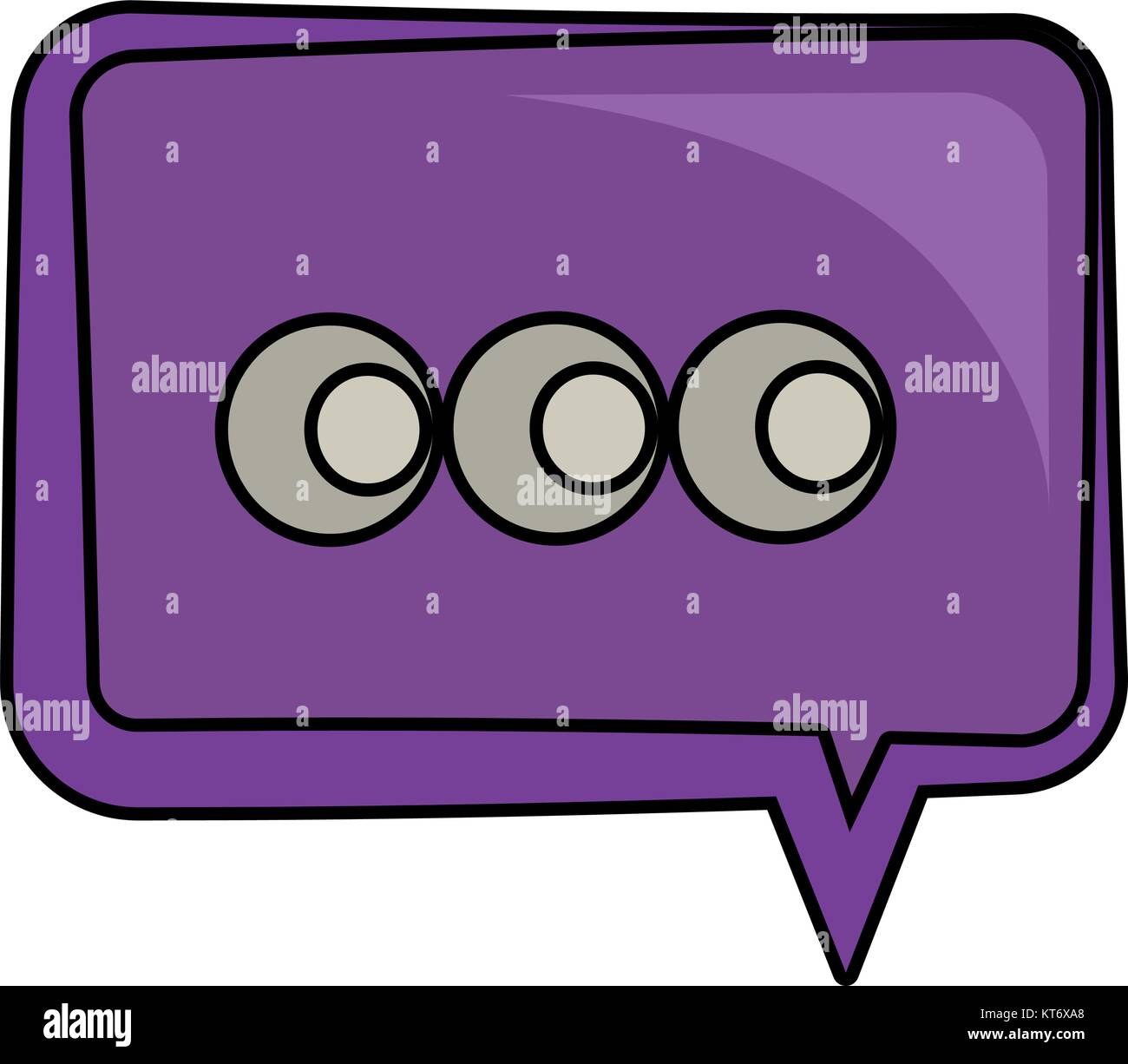 Chat bubble symbol Stock Vector Image & Art - Alamy