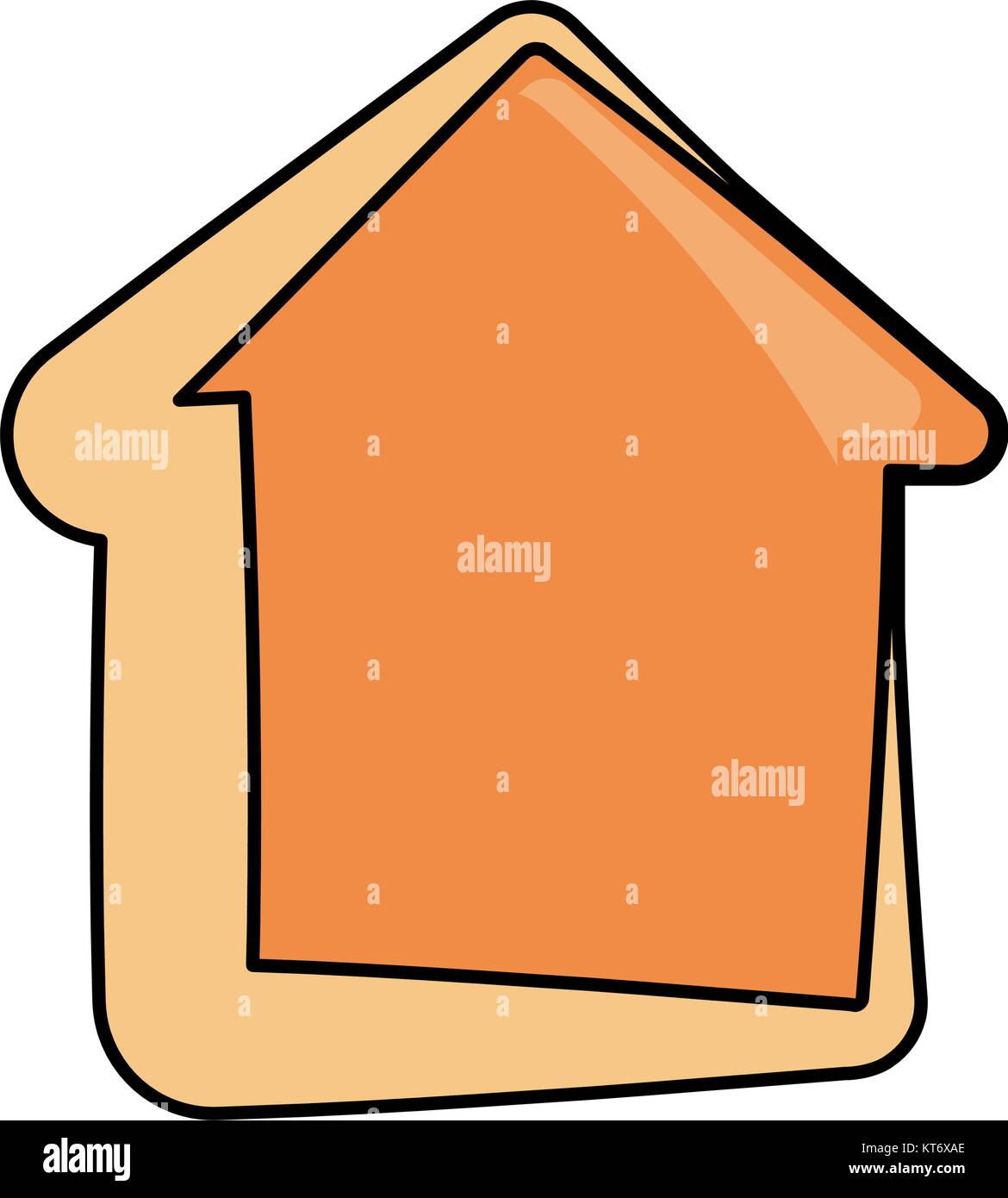 House isolated symbol Stock Vector Image & Art - Alamy