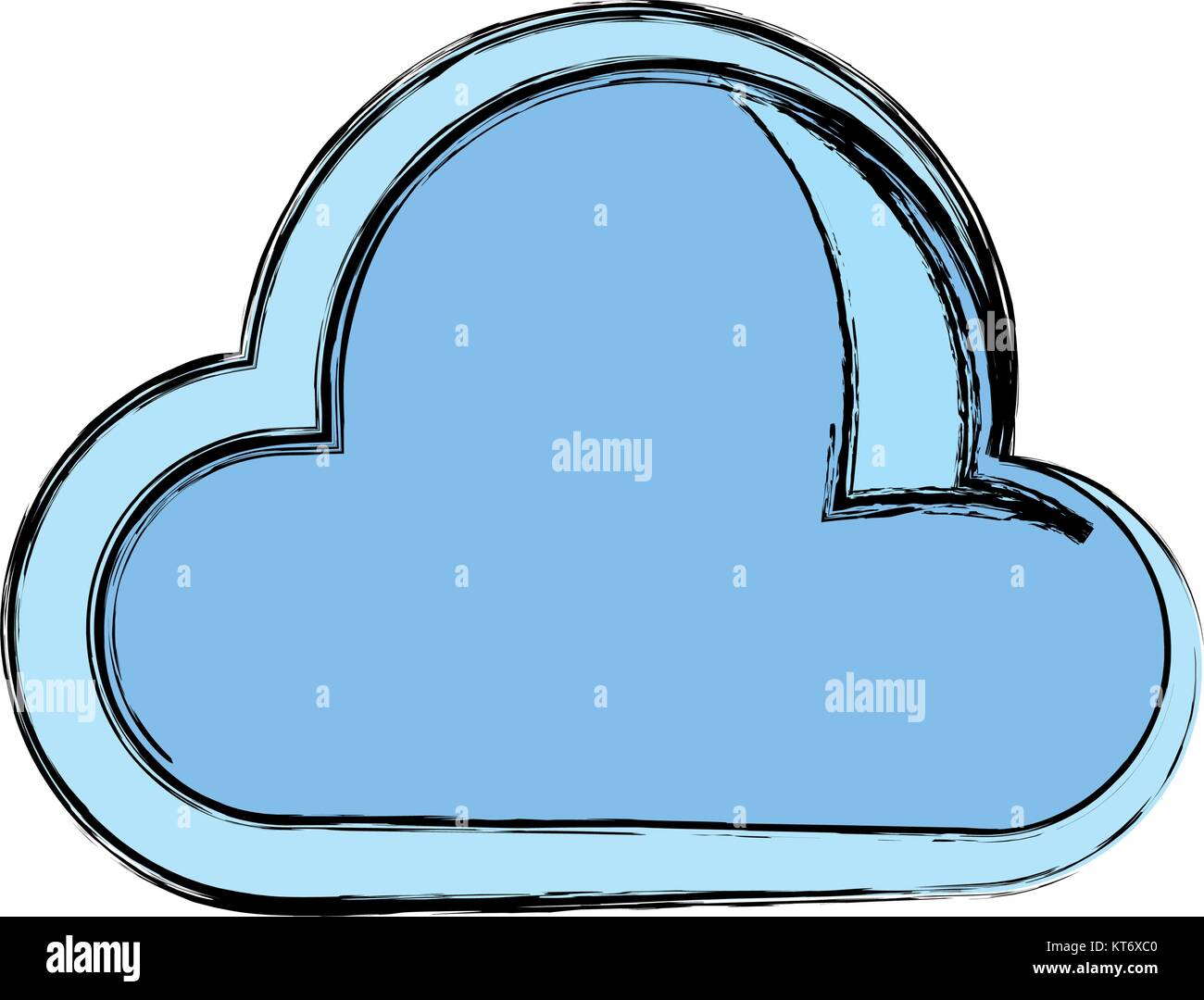 Cloud computing symbol Stock Vector Image & Art - Alamy
