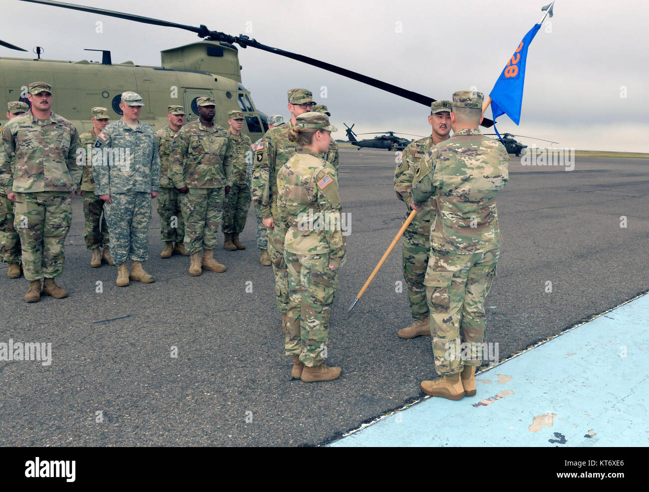 U.S. Army Capt. Nicholas K. Lee, outgoing Bravo Company, 1st Battalion ...