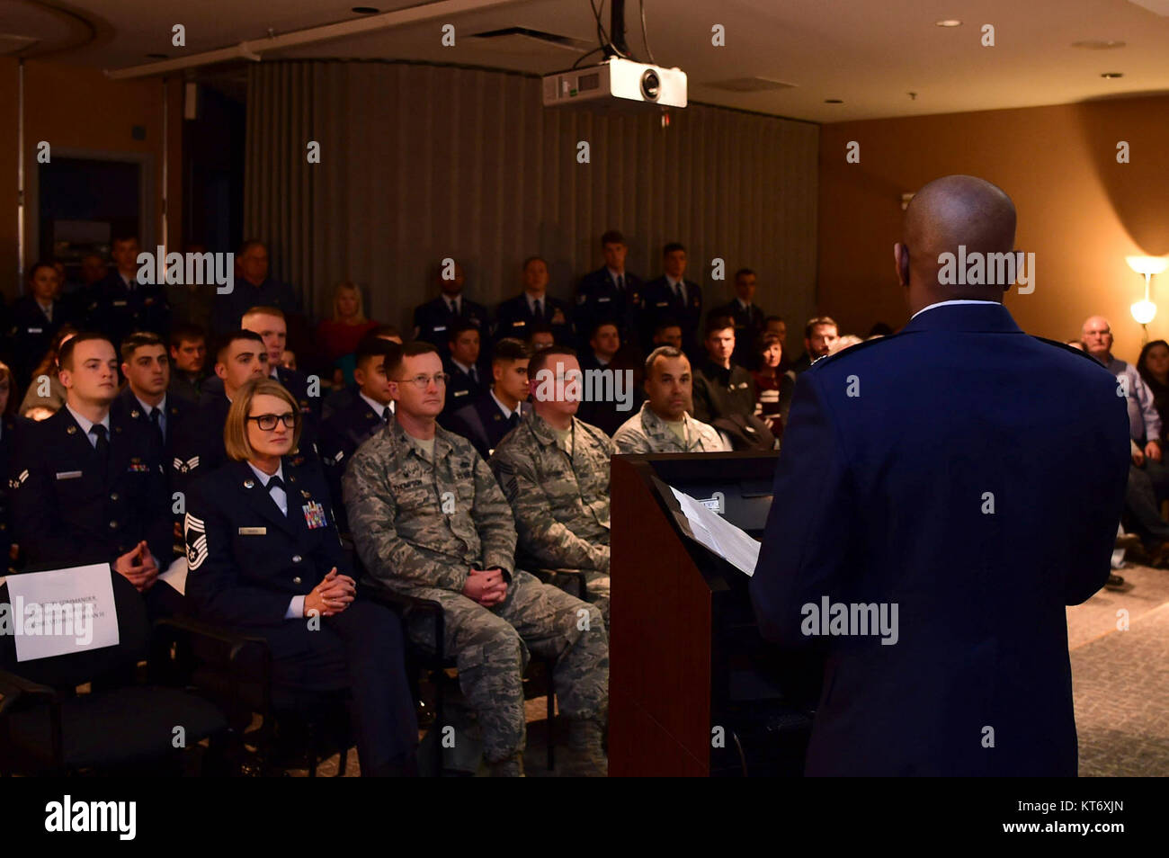 Lt. Col. Erik Welcome, 460th Space Communications Squadron commander ...