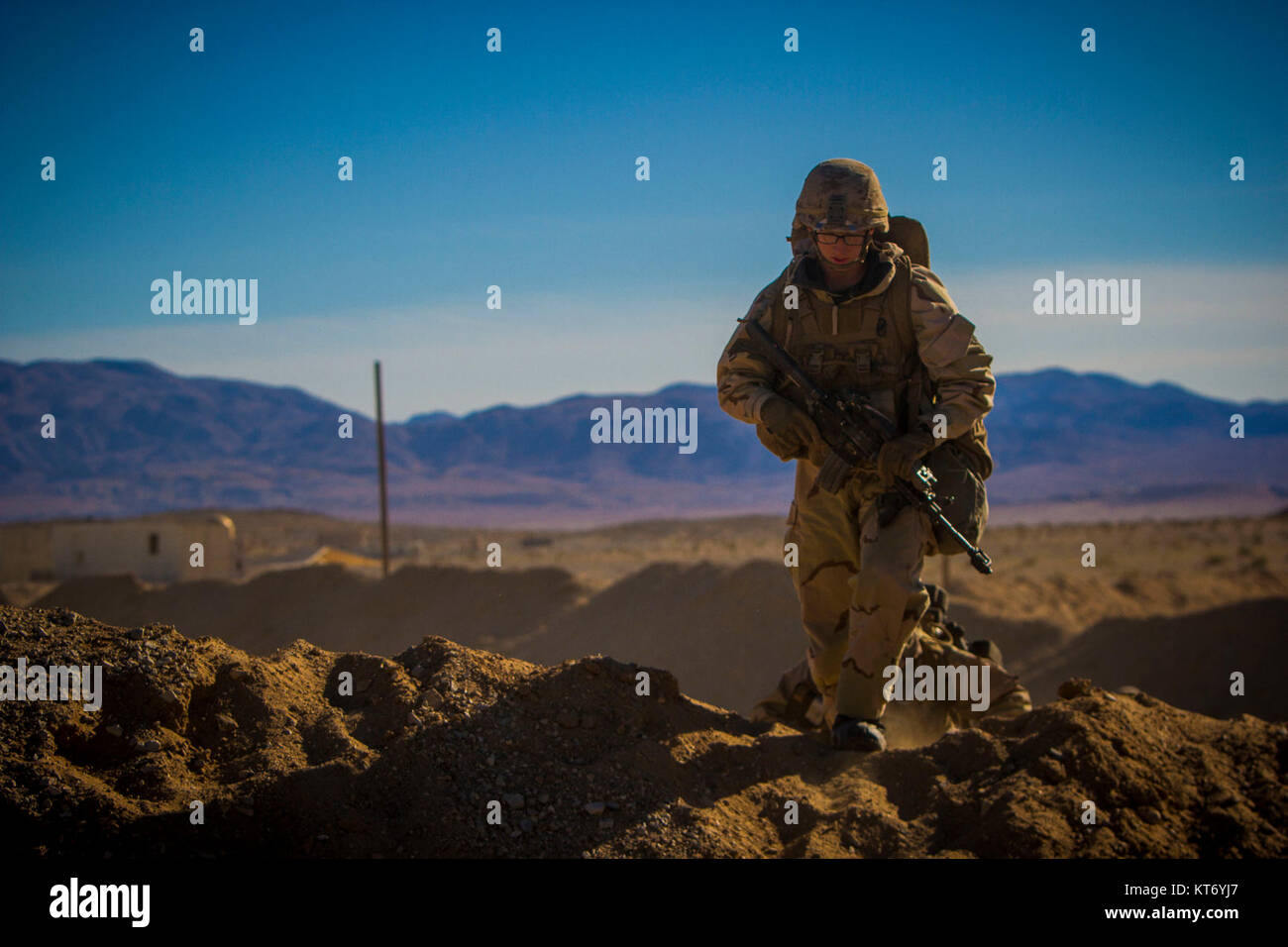 U.S. Marine Corps Lance Cpl. Damon Kindt, a rifleman with 2nd Battalion ...