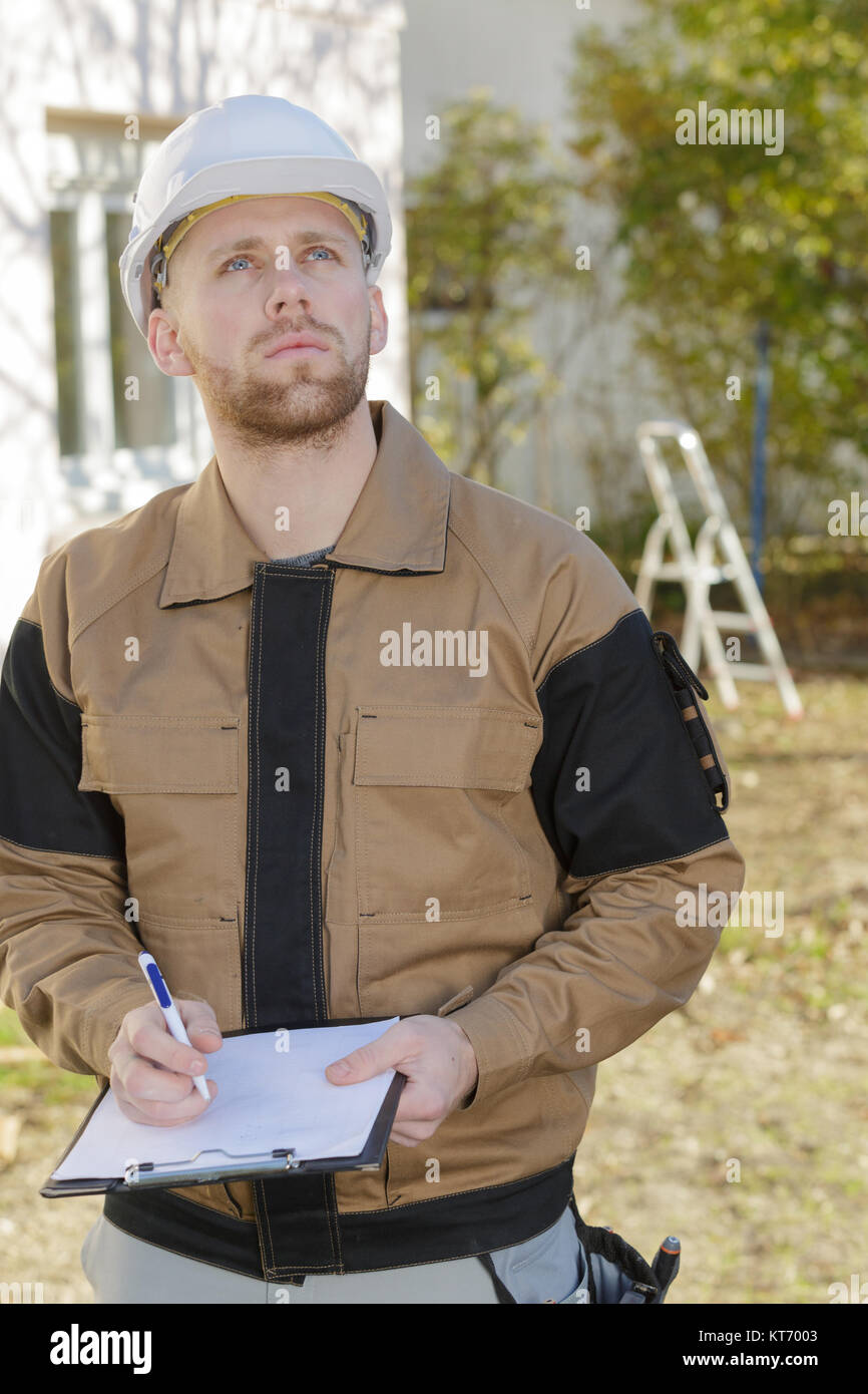 engineer builder at construction site Stock Photo - Alamy