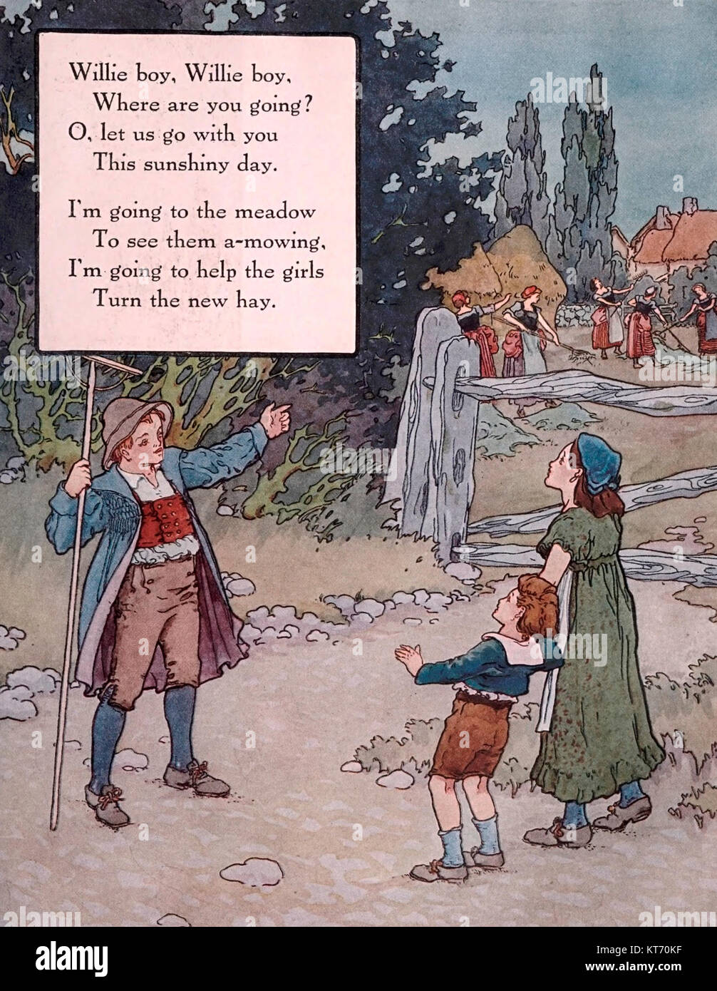 Willie Boy, Willie Boy, Where are you Going? Mother Goose Nursery Rhyme ...
