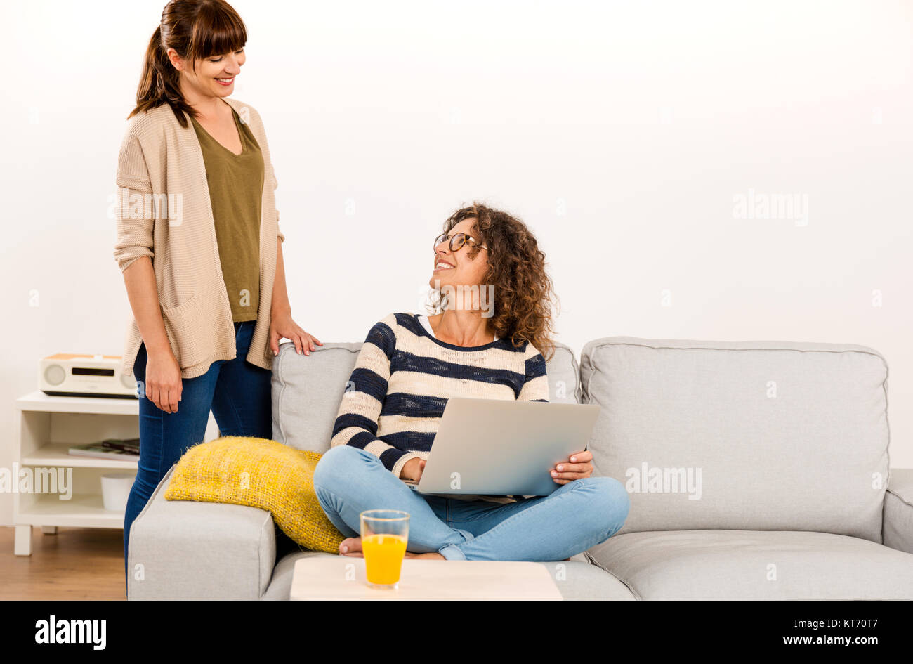 Two best friends at home Stock Photo - Alamy