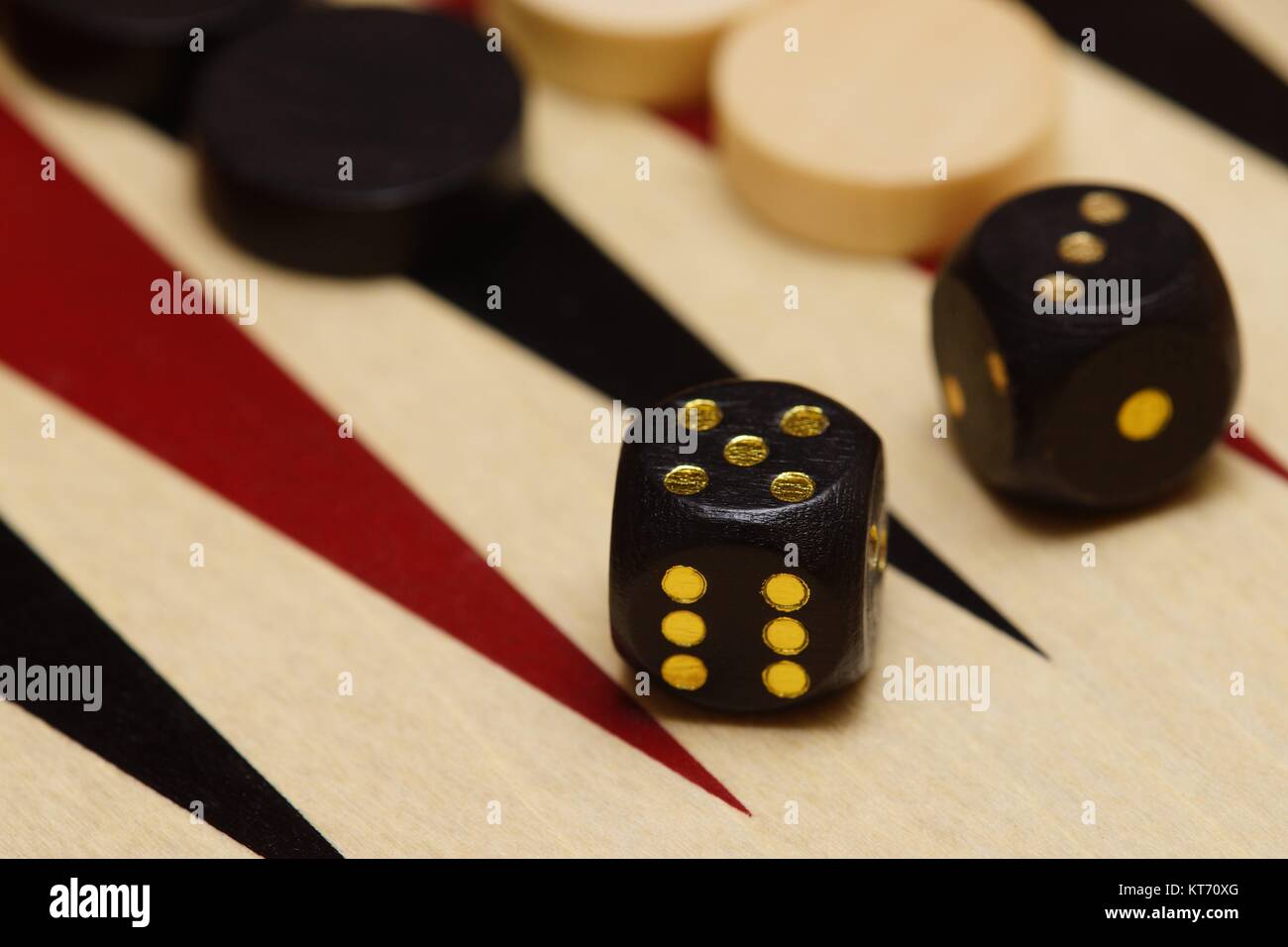 backgammon - board game Stock Photo - Alamy