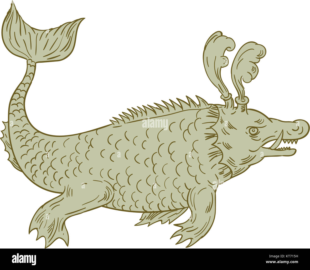 Cool Sea Monster Drawings