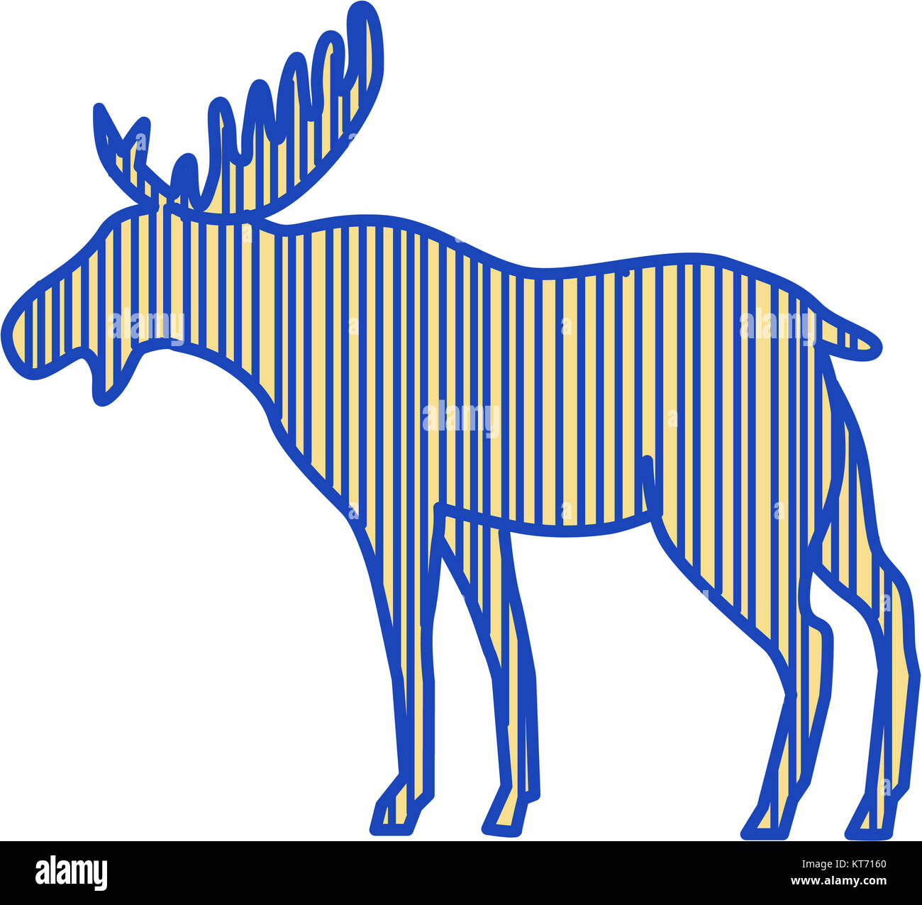 Elk side view animal photo and image hi-res stock photography and images - Alamy