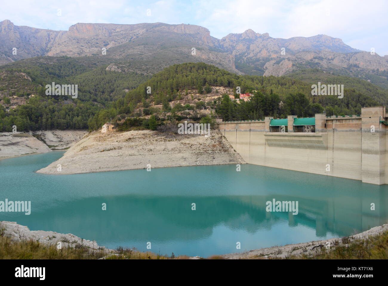 the reservoir of guadalest - costa blanca - spain Stock Photo - Alamy