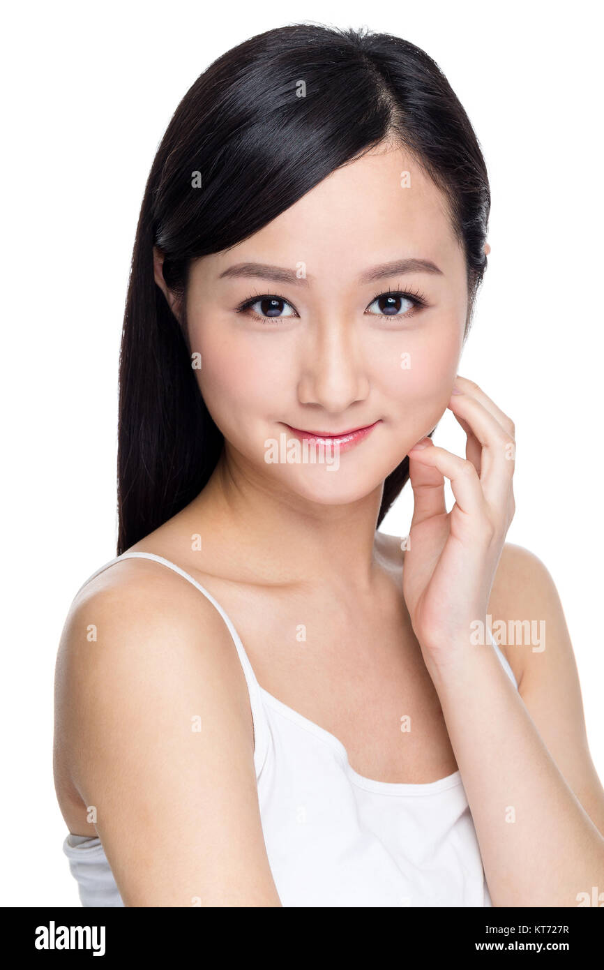 Woman with perfect skin Stock Photo - Alamy